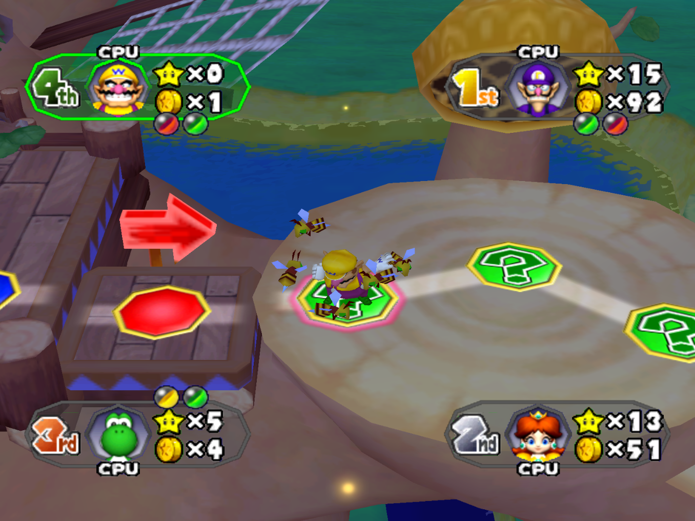 File:ToweringTreetop-Bees.png - Super Mario Wiki, the Mario encyclopedia