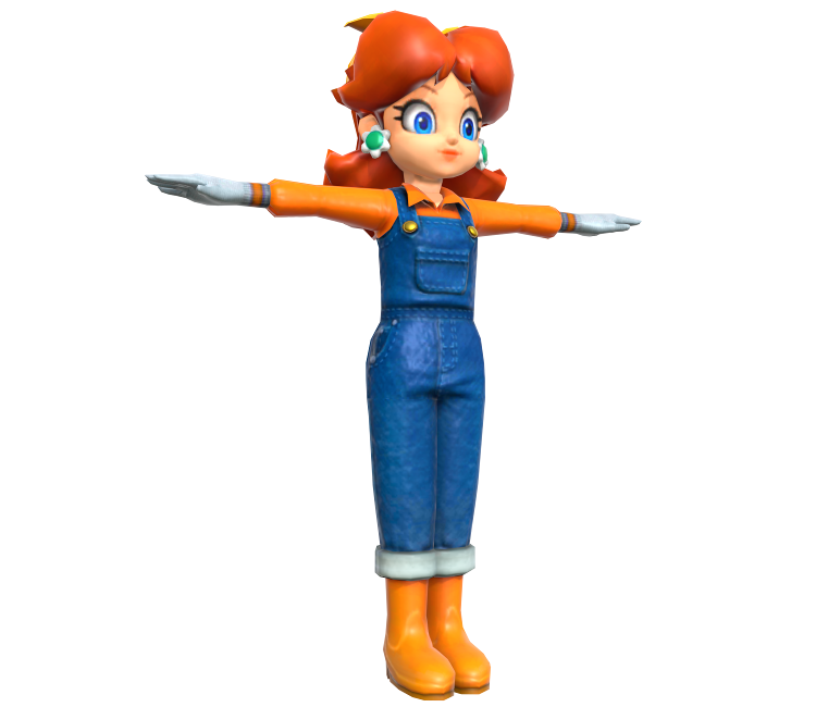 File:MKTDaisyFarmerModel.png - Super Mario Wiki, the Mario encyclopedia