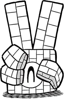 File:Eyerok V sign SMKun.png - Super Mario Wiki, the Mario encyclopedia