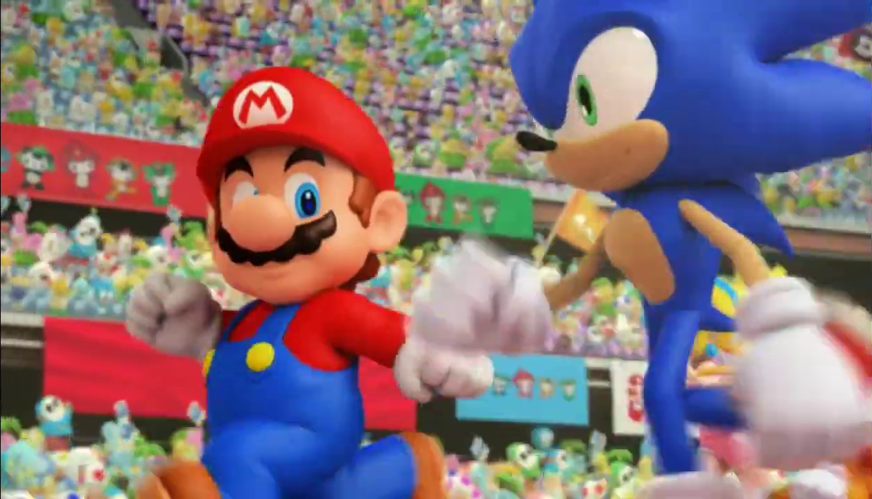 File:M&SatOG Intro Mario and Sonic running.png - Super Mario Wiki, the ...