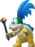 File:NSMBW Larry Render.png - Super Mario Wiki, the Mario encyclopedia