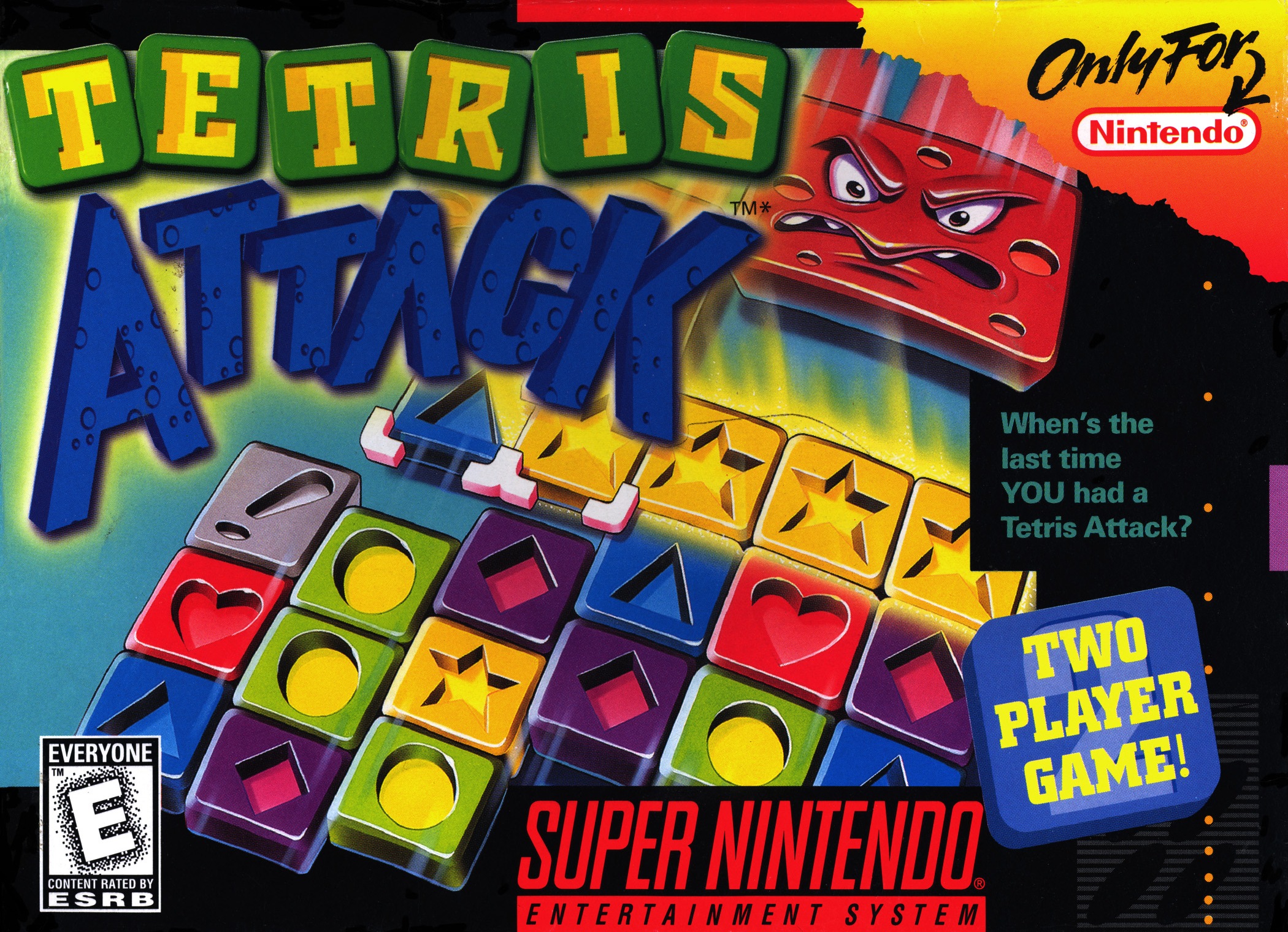 File:Tetris Attack SNES cover.jpg - Super Mario Wiki, the Mario ...