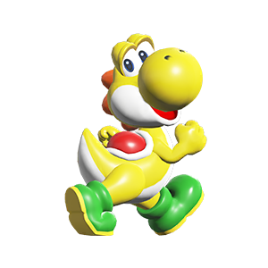 File:YoshiYellow (CharSelect) - SMBW.png - Super Mario Wiki, the Mario ...