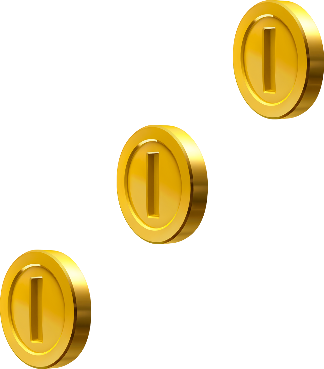 File:NSLU Three Coins Artwork.png - Super Mario Wiki, the Mario ...
