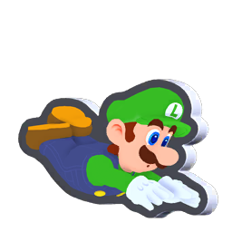 File:Standee Swimming Luigi.png - Super Mario Wiki, the Mario encyclopedia