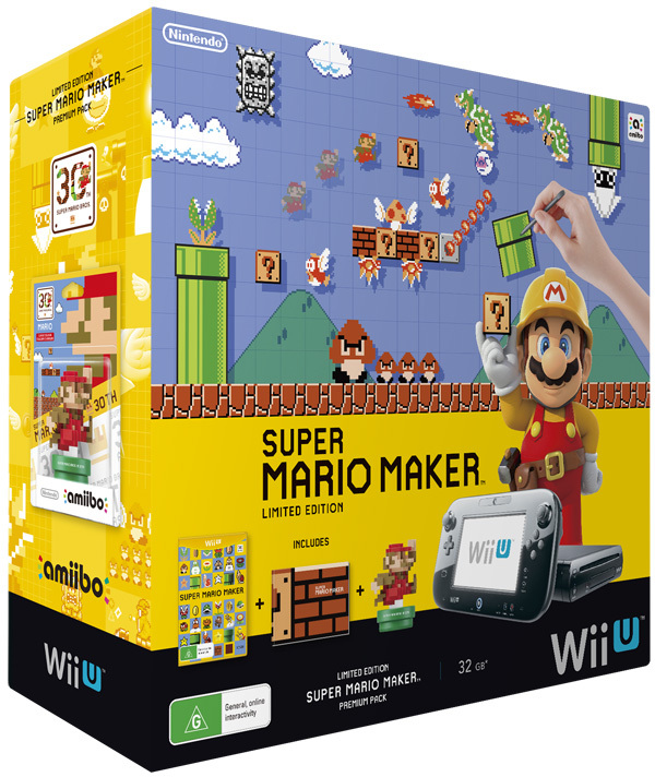 File:Wii U bundle AU - Super Mario Maker.jpg - Super Mario Wiki, the Mario encyclopedia