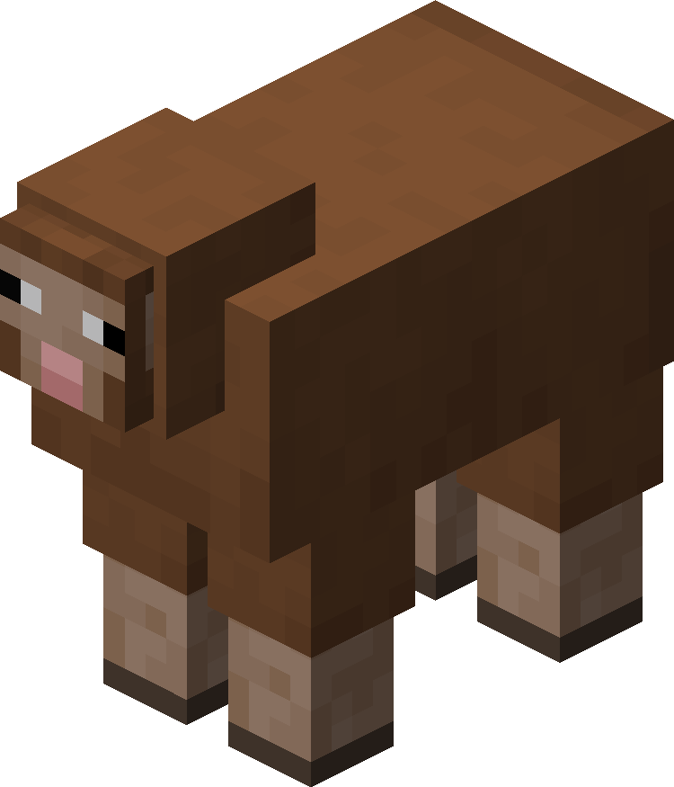 File:Minecraft Sheep Brown.png - Super Mario Wiki, the Mario encyclopedia