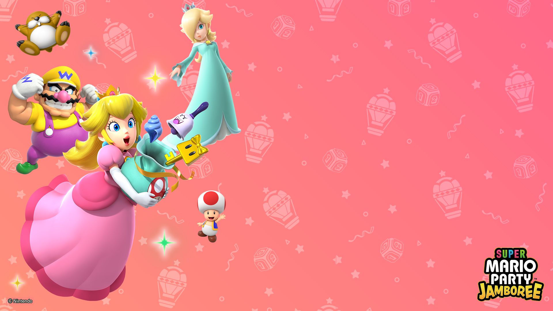 File:My Nintendo SMPJ Peach wallpaper desktop.jpg - Super Mario Wiki ...
