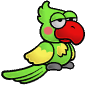 File:PMTTYD Parrot Sprite.png - Super Mario Wiki, the Mario encyclopedia