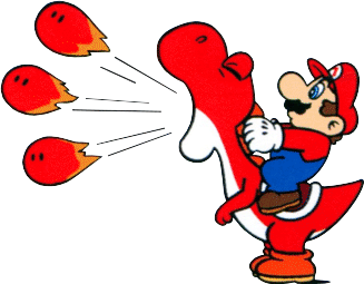 File:SMW Artwork Red Yoshi.png - Super Mario Wiki, the Mario encyclopedia