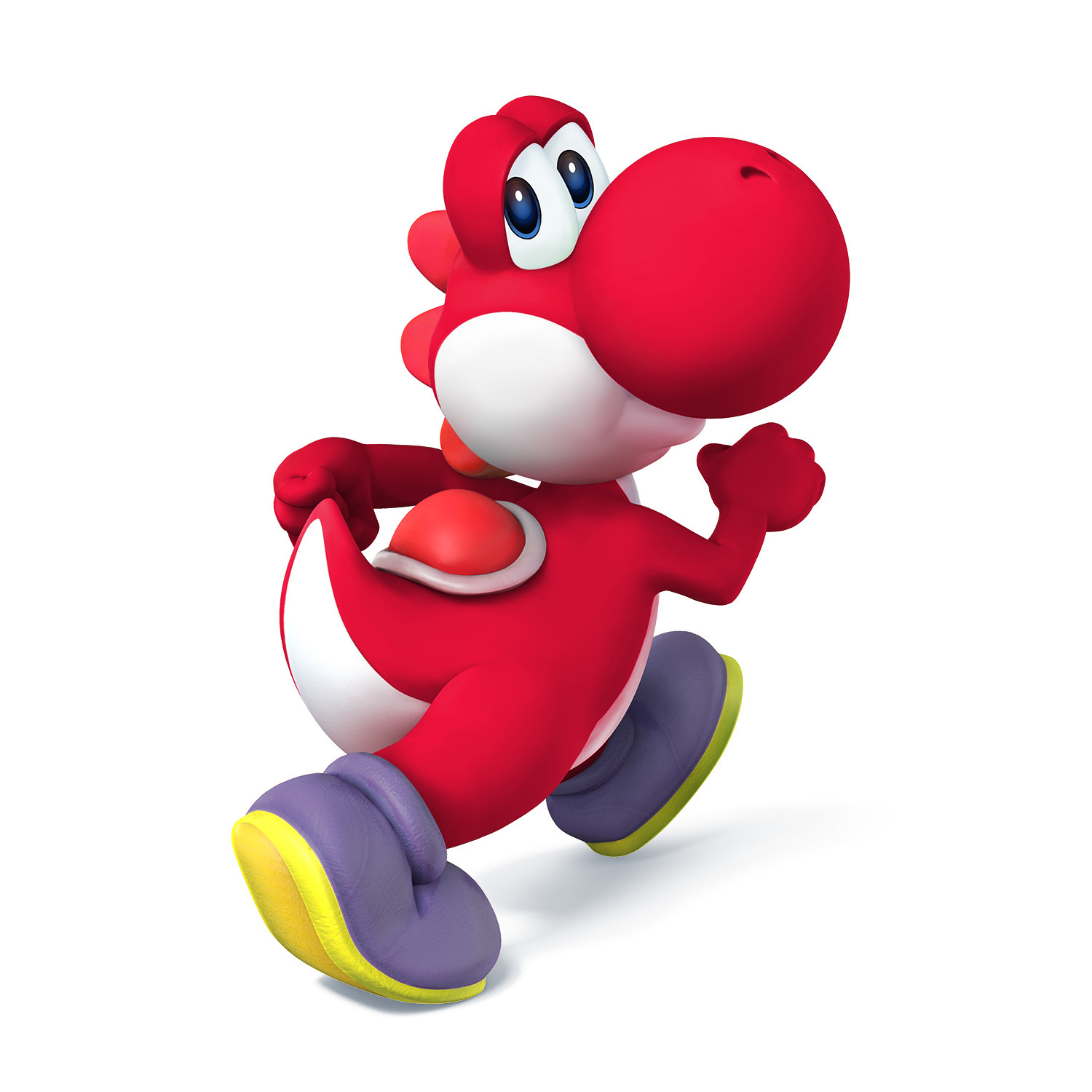 File:Yoshi SSB4 Artwork - Red.jpg - Super Mario Wiki, the Mario encyclopedia
