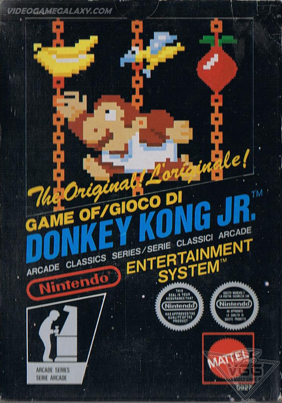 File:Donkey Kong Jr NES Box ITA.png - Super Mario Wiki, the Mario ...