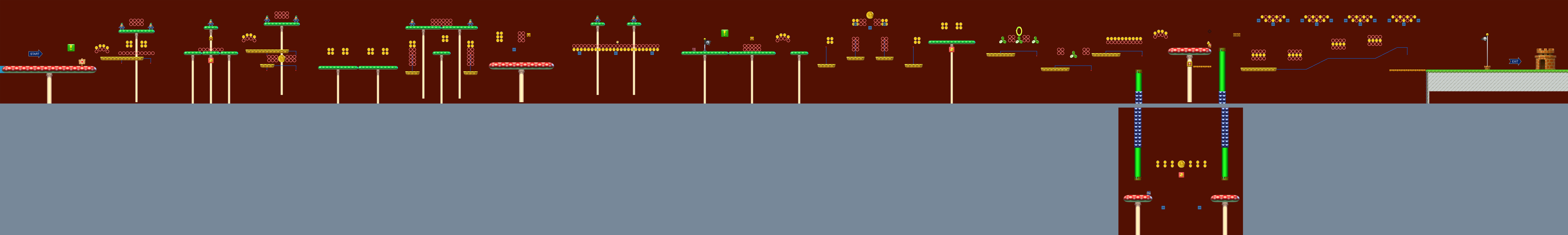 File:NSMBU Dry Desert Mushroom Map.png - Super Mario Wiki, the Mario ...