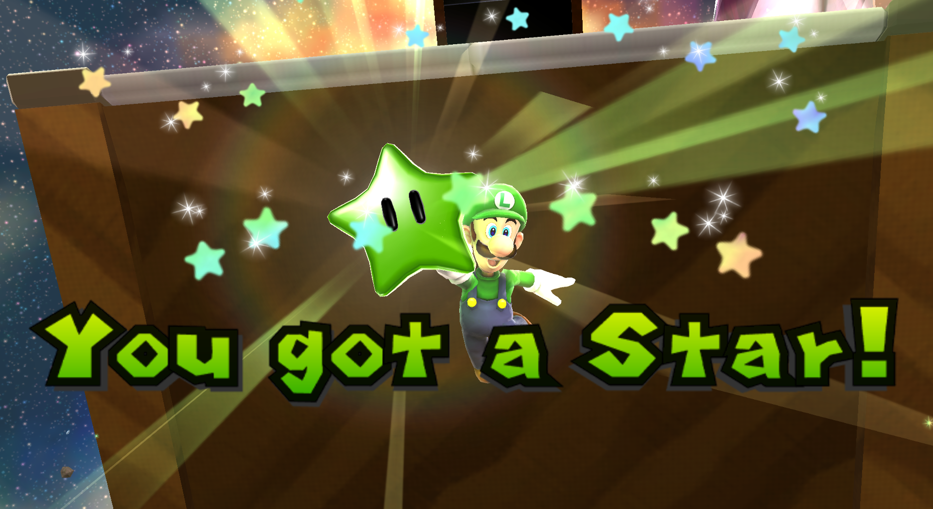 File:Luigi getting a Green Star.png - Super Mario Wiki, the Mario ...