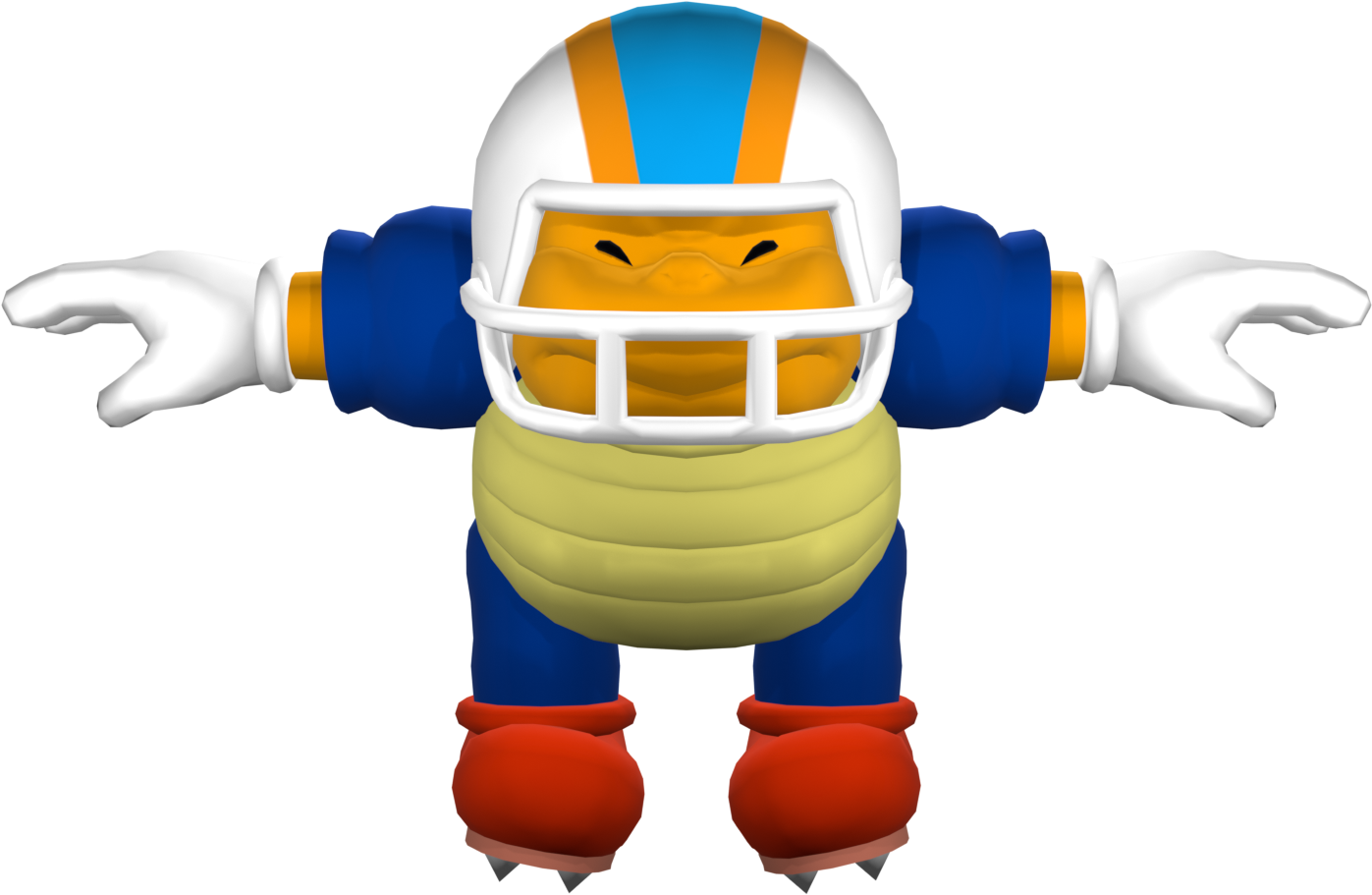 File:SM3DW Chargin Chuck Model.png - Super Mario Wiki, the Mario ...