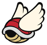 File:Koopa Paratroopa shell PMTOK sprite.png - Super Mario Wiki, the ...