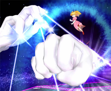 File:The Hands vs Peach SSBM.jpg - Super Mario Wiki, the Mario encyclopedia