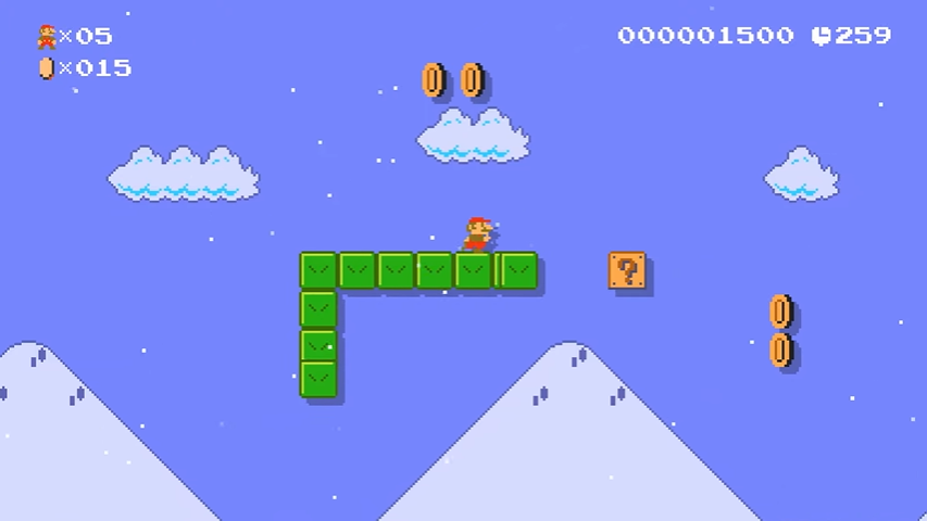 File:SnakeBlocksintheSky SMM2.png - Super Mario Wiki, the Mario ...