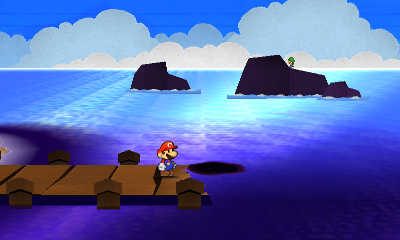 File:Whitecap Beach Paperization Spot 1.png - Super Mario Wiki, the ...