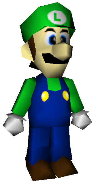 File:MarioTennis64LuigiModel.png - Super Mario Wiki, the Mario encyclopedia