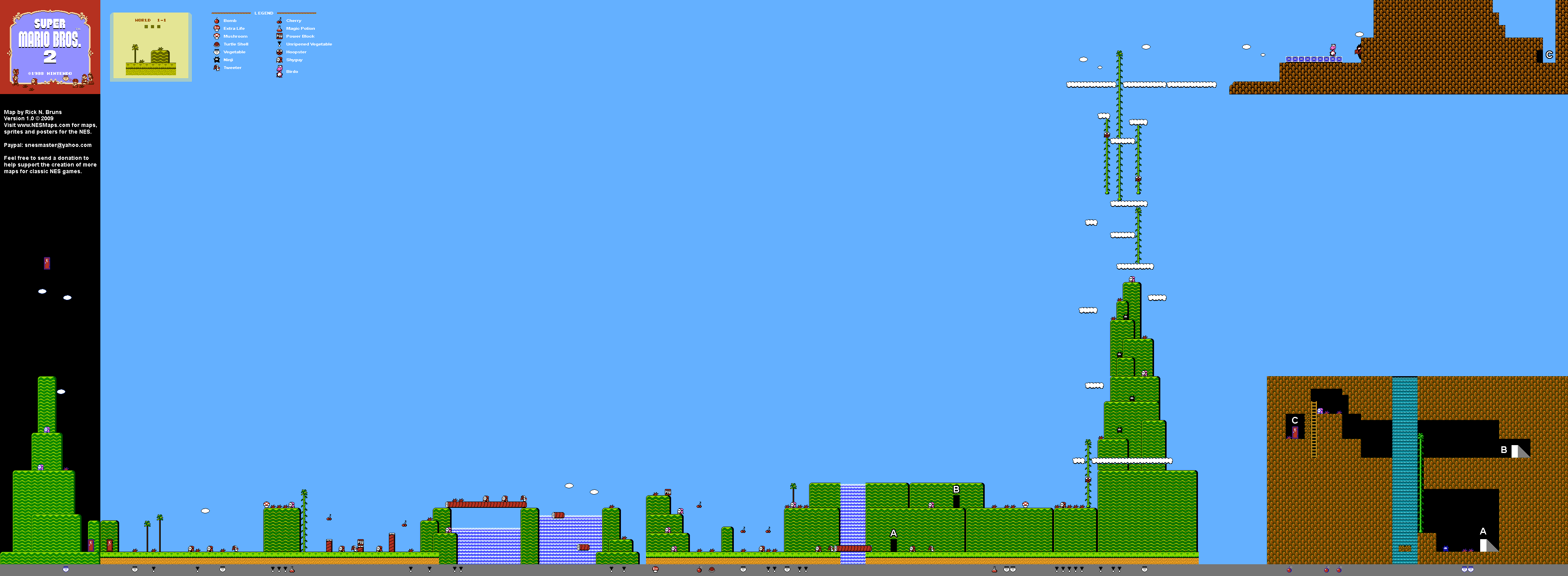 File:SMB2 World 1-1 Map.png - Super Mario Wiki, the Mario encyclopedia