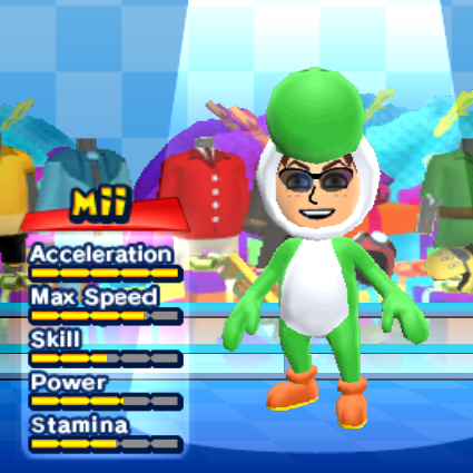 File:MiiAHYoshi.png - Super Mario Wiki, the Mario encyclopedia