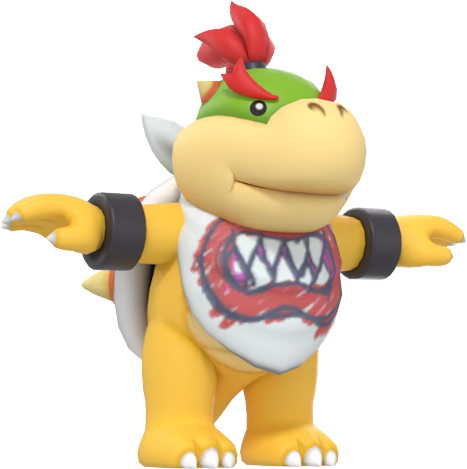 File:Bowser Jr model SMBW.png - Super Mario Wiki, the Mario encyclopedia