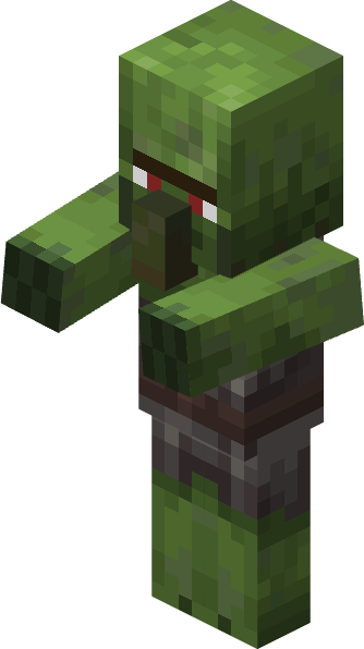 File:Minecraft Zombie Villager.png - Super Mario Wiki, the Mario ...