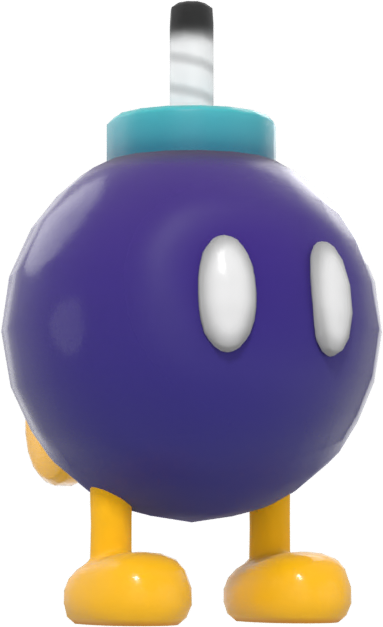 File:Bob-omb model SMBW.png - Super Mario Wiki, the Mario encyclopedia
