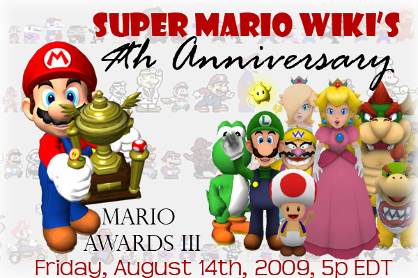 MarioWiki:Anniversary/2009 - Super Mario Wiki, the Mario encyclopedia
