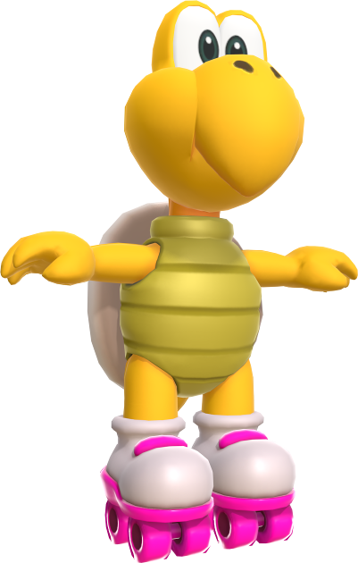 File:Rolla Koopa model SMBW.png - Super Mario Wiki, the Mario encyclopedia