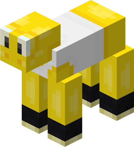 File:Minecraft Mario Mash-Up Sheep Sheared Black Render.png - Super ...