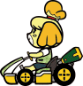 File:MK8DX Isabelle Stamp.png - Super Mario Wiki, the Mario encyclopedia