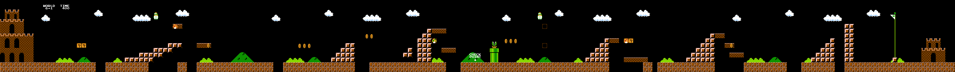 File:SMB NES World 6-1 Map.png - Super Mario Wiki, the Mario encyclopedia