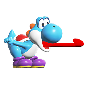 File:YoshiLightBlue (CharSelect) - SMBW.png - Super Mario Wiki, the Mario encyclopedia