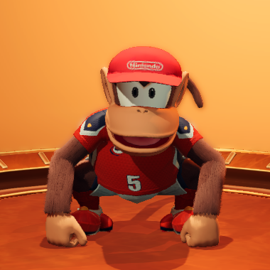 File:Diddy Kong (No Gear) - Mario Strikers Battle League.png - Super ...