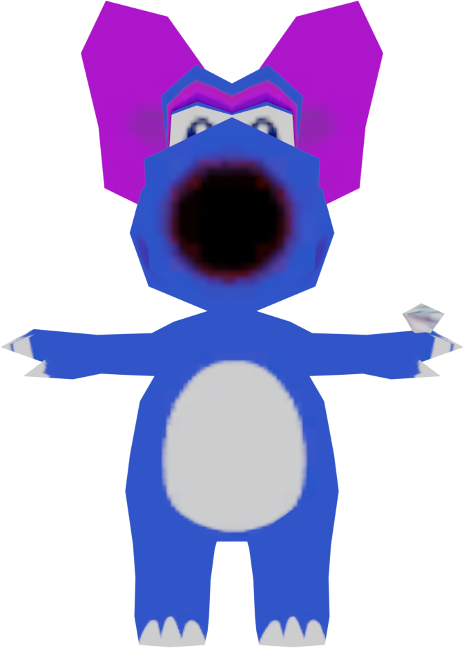 File:MSC Audience Blue Birdo Model.png - Super Mario Wiki, the Mario ...