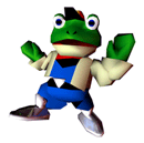 File:Slippy Toad SF64 Sticker.png - Super Mario Wiki, the Mario ...