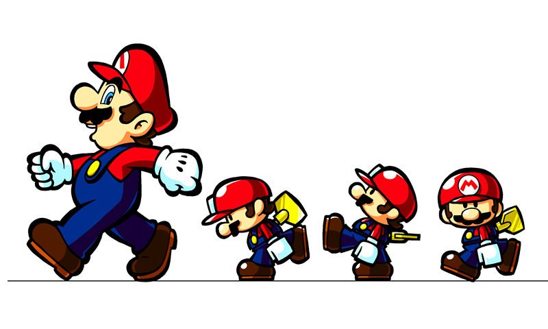 File:MarioandMiniMariosMayhem.jpg - Super Mario Wiki, the Mario ...
