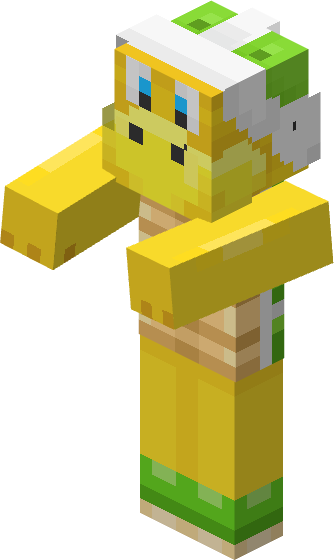 File:Minecraft Mario Mash-Up Zombie Overlay Render.png - Super Mario ...