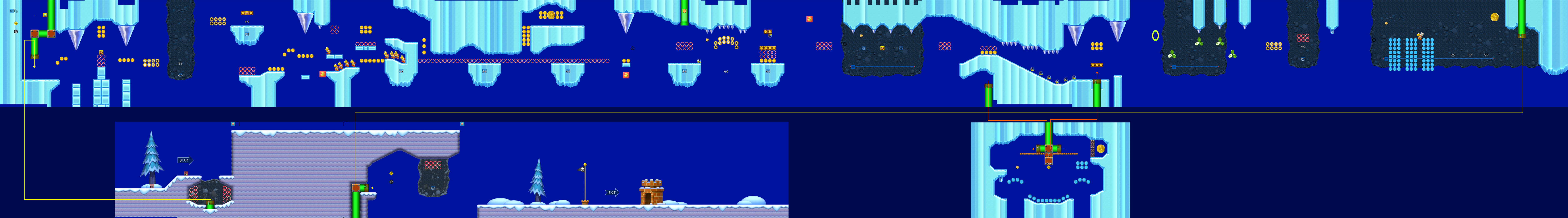 File:NSMBU Hammerswing Cavern Map.png - Super Mario Wiki, the Mario ...