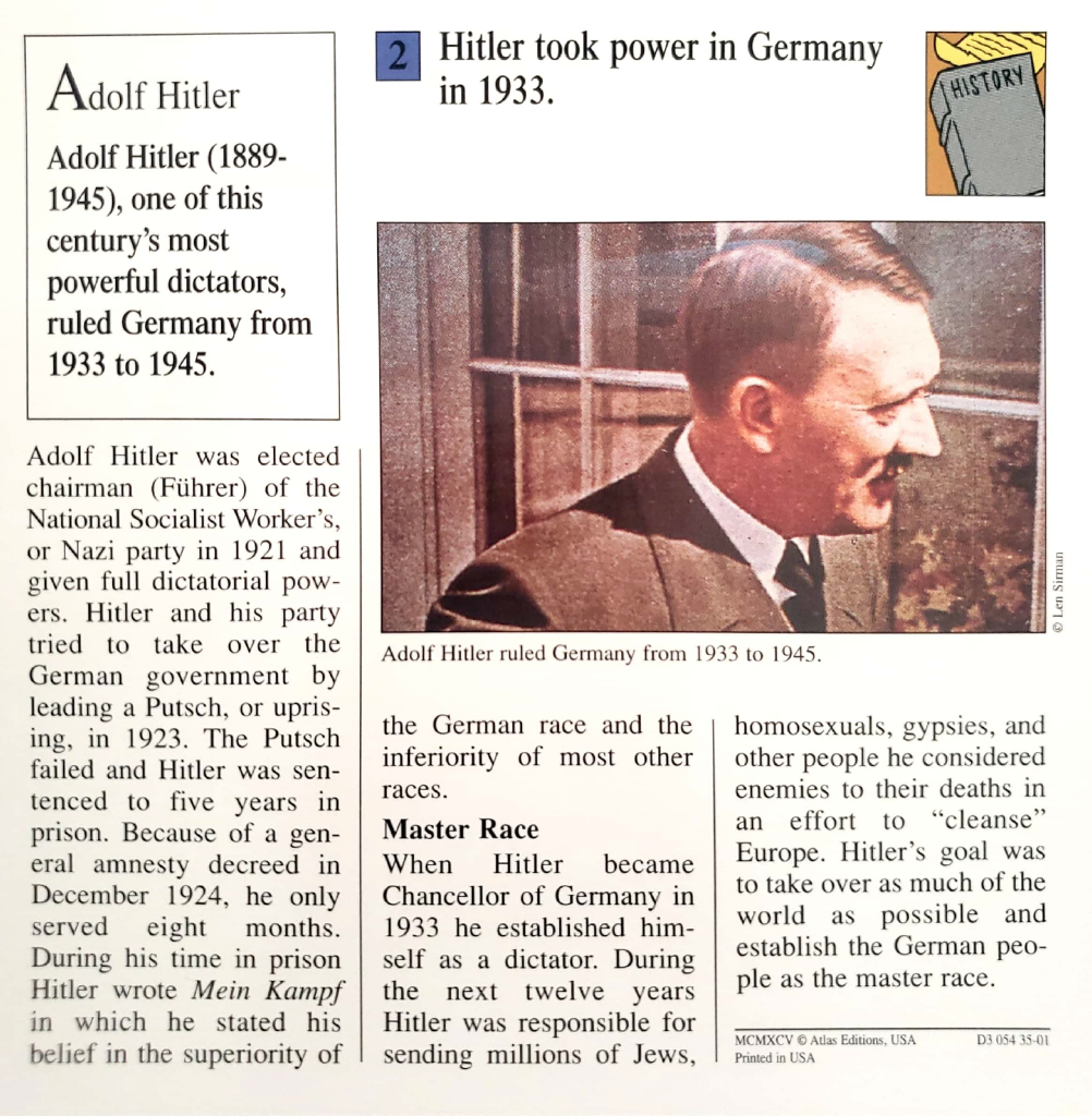 File:Hitler quiz card back.png - Super Mario Wiki, the Mario encyclopedia