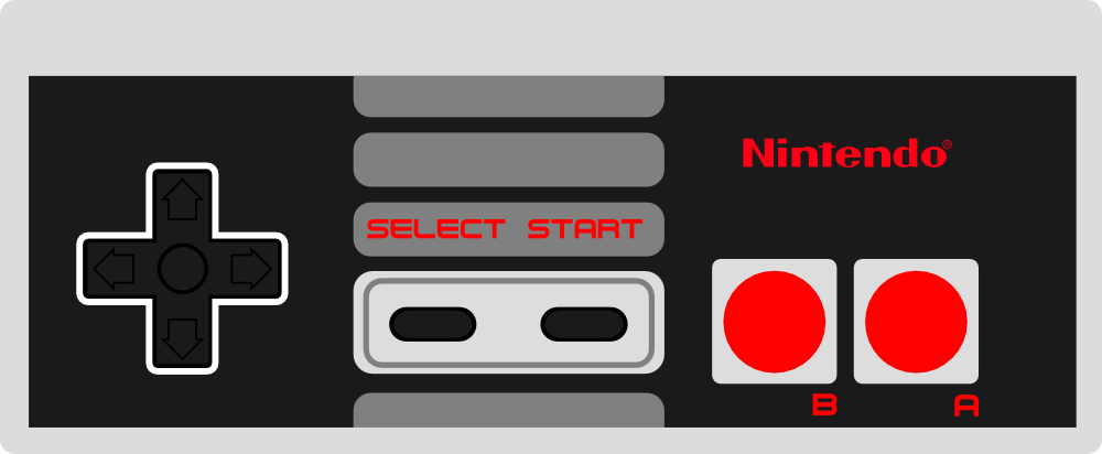 File:NES Controller.png - Super Mario Wiki, the Mario encyclopedia