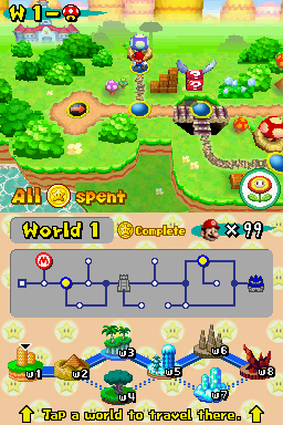 File:NSMB completion world screen.png - Super Mario Wiki, the Mario ...