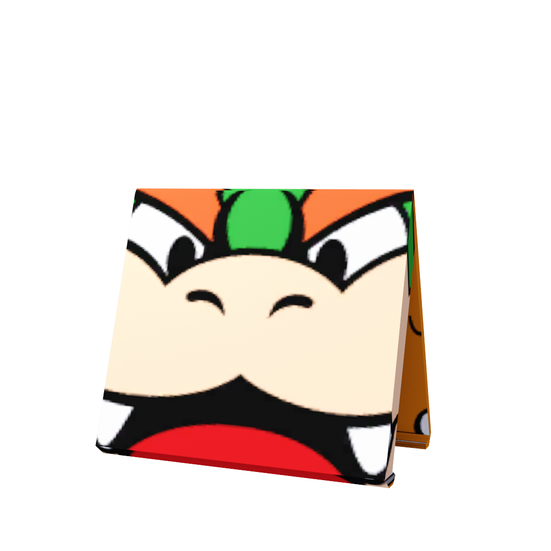 File:PMTOK Folded Bowser 1.png - Super Mario Wiki, the Mario encyclopedia