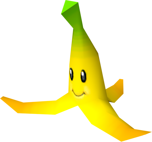 File:MKDDBananaModel.png - Super Mario Wiki, the Mario encyclopedia