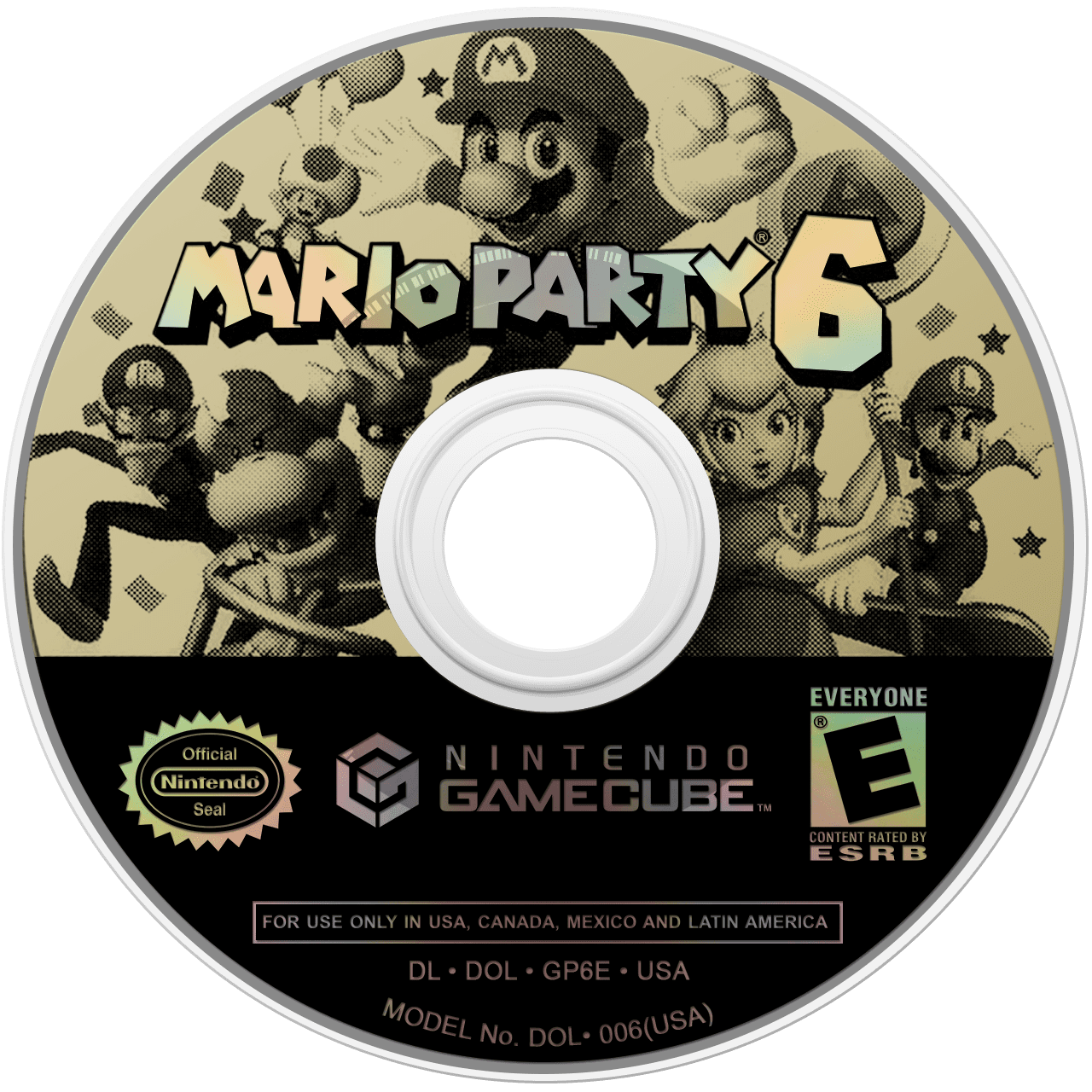 File:MP6 Disc North America.png - Super Mario Wiki, the Mario encyclopedia