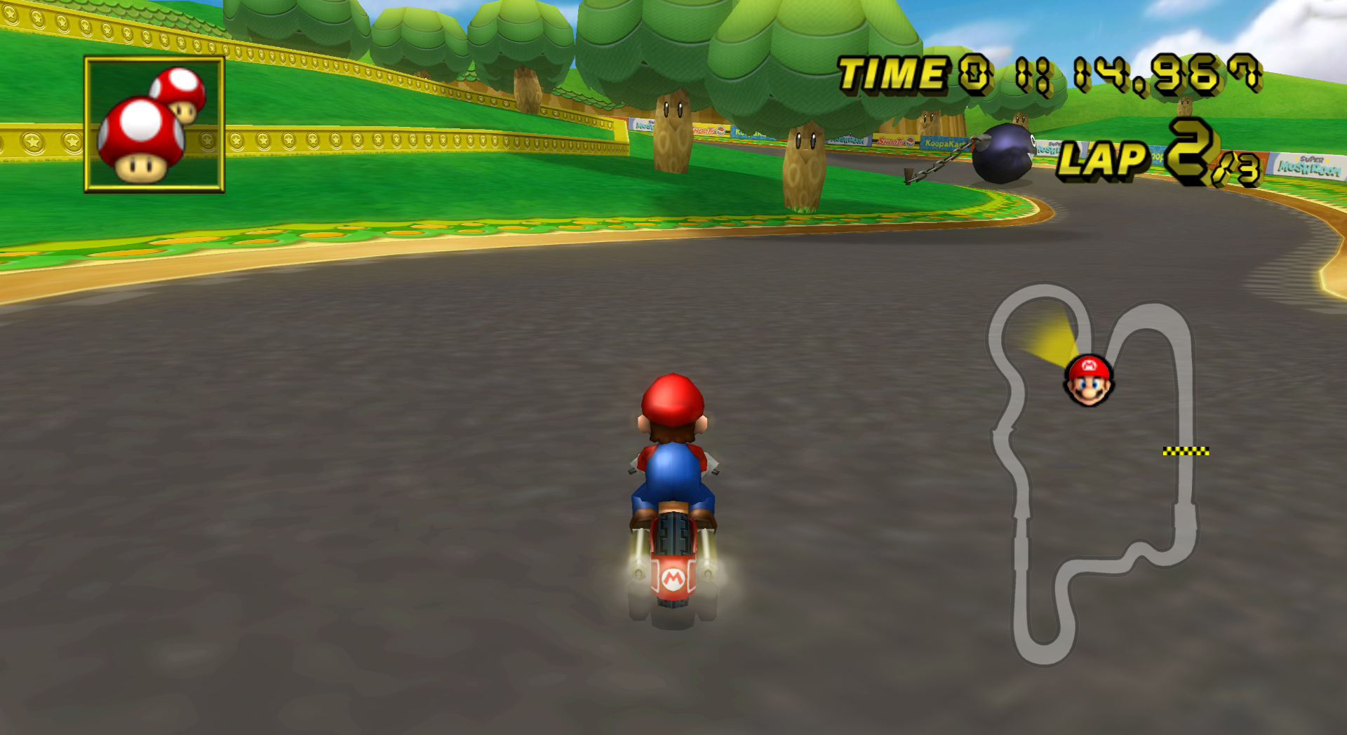 File:MKW GCN Mario Circuit First Sharp Turn.png - Super Mario Wiki, the ...