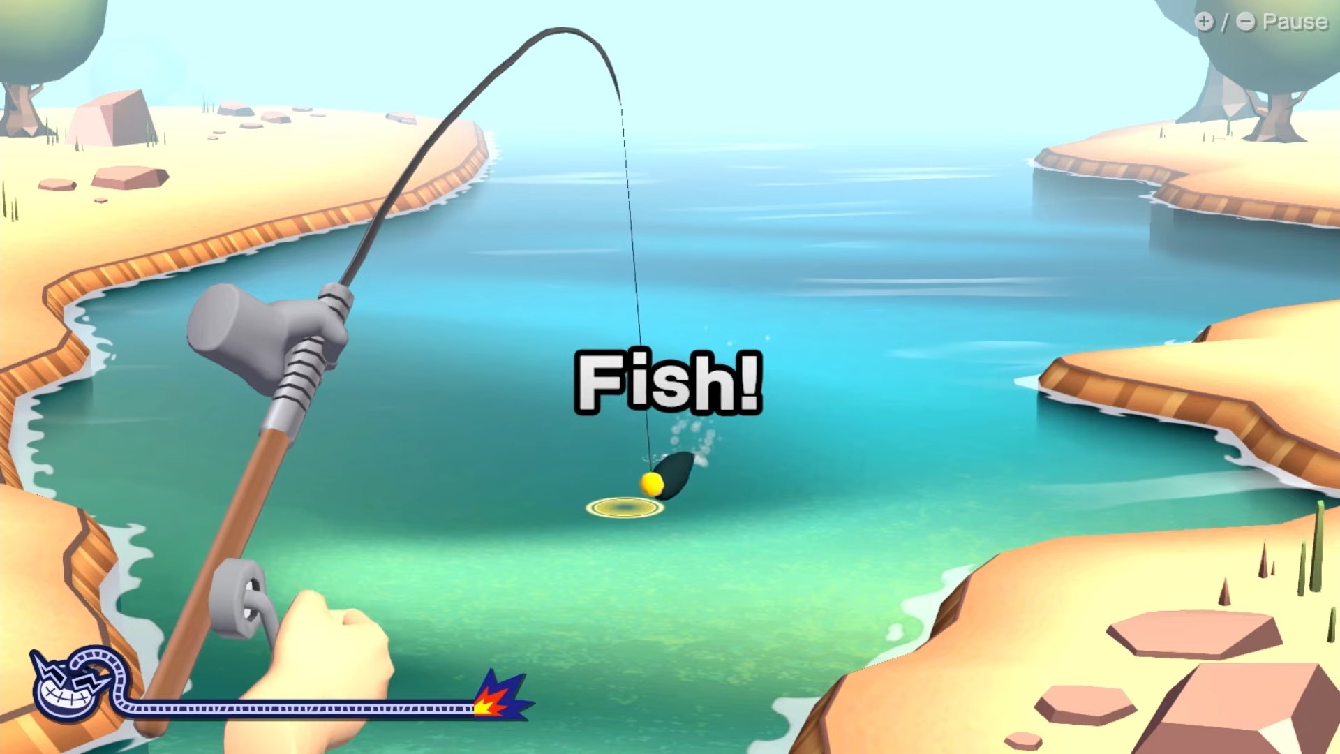 File:WWMI fishing microgame.jpg - Super Mario Wiki, the Mario encyclopedia