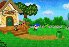 File:Luigi Mario's House Prologue.png - Super Mario Wiki, the Mario ...